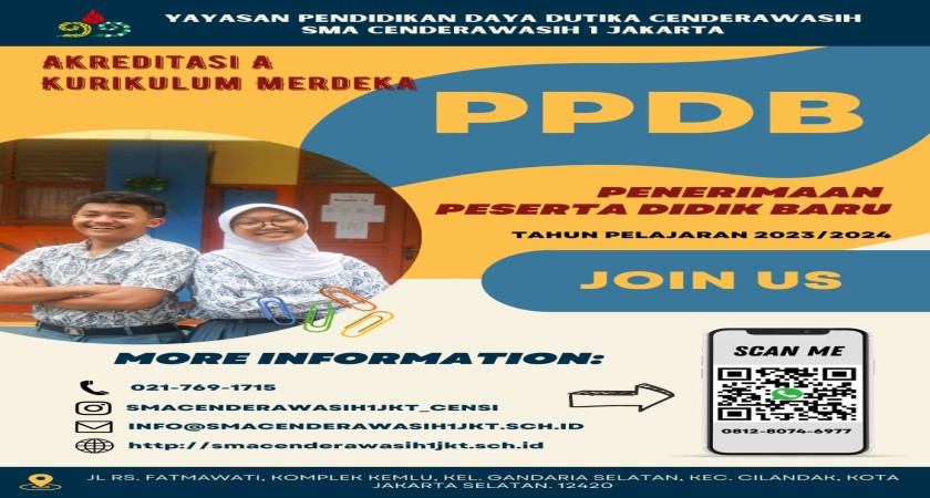 INFORMASI PPDB TERBARU 2022-2023 | SMA Cenderawasih 1 Jakarta